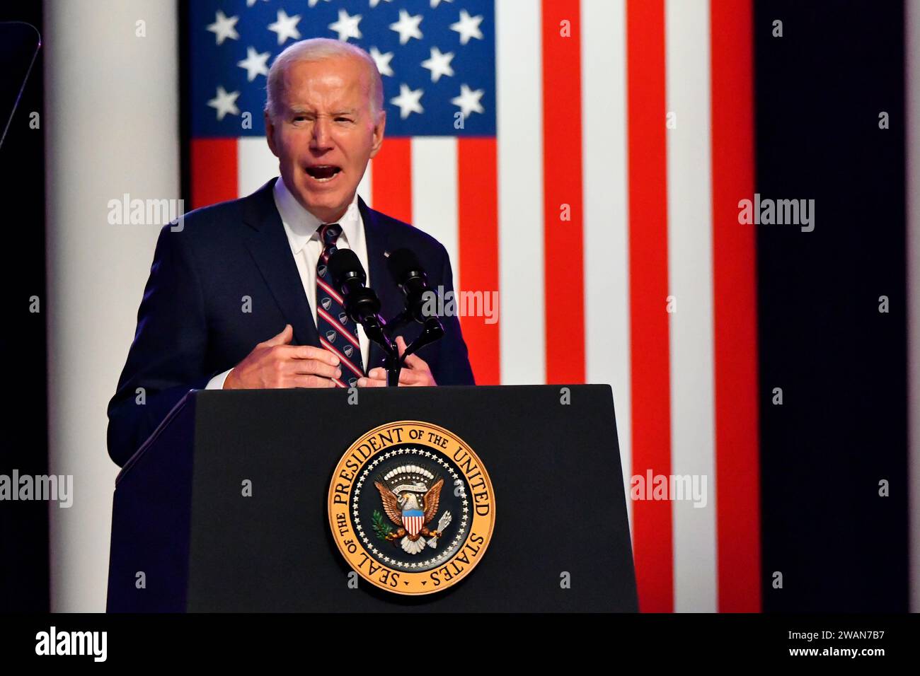 Blue Bell, United States. 05th Jan, 2024. U.S. President Joe Biden ...