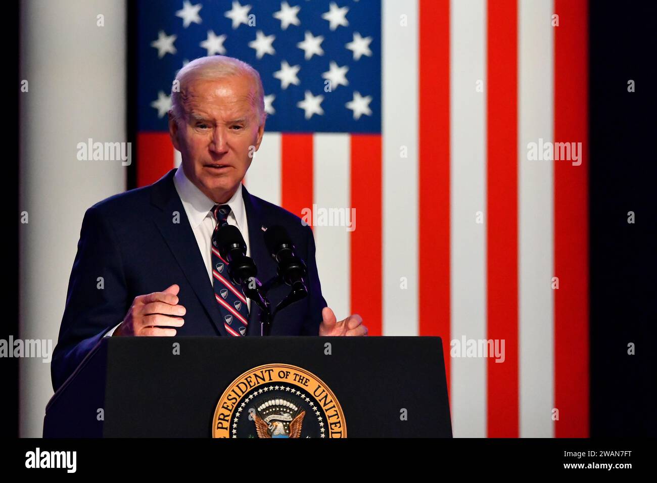 Blue Bell, United States. 05th Jan, 2024. U.S. President Joe Biden ...