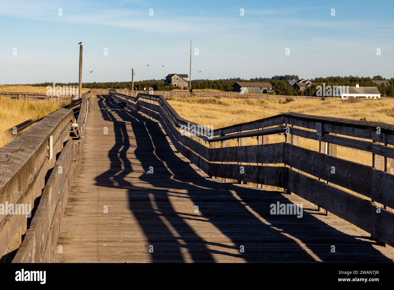 Long beach washington boardwalk hi-res stock photography and images - Alamy