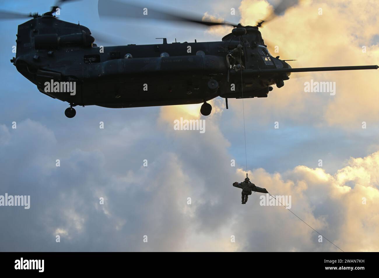 West Coast-based Naval Special Warfare (NSW) operators load a simulated ...