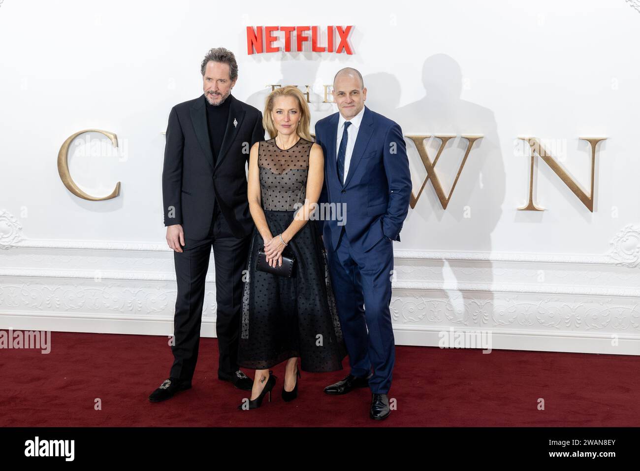 Cast and guests on the red carpet for The Crown' finale celebration ...