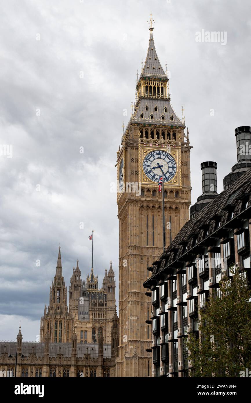 A photograph of the iconic clock tower in London, known for its ...