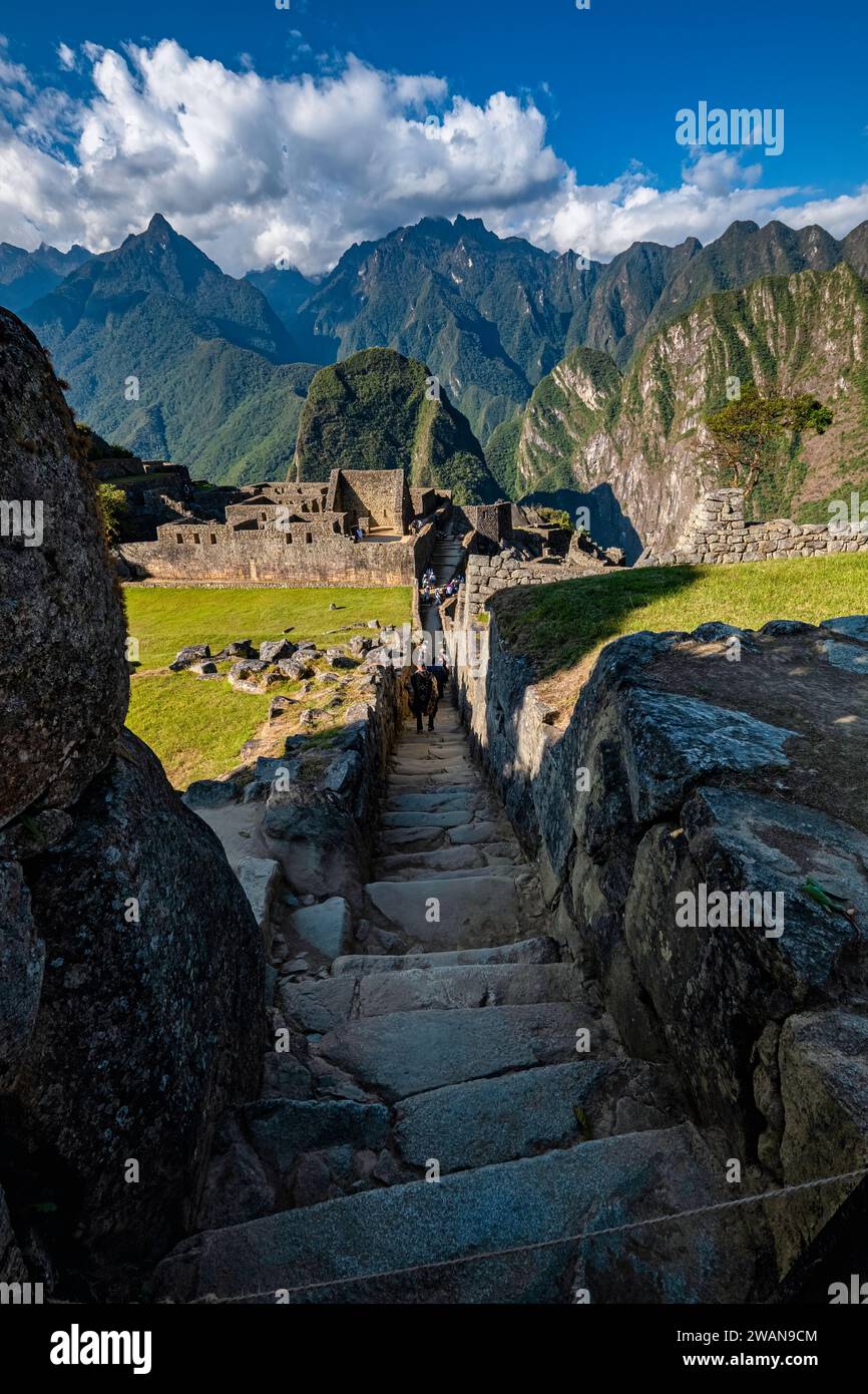 Machu Picchu, built in the 15th century, is believed to have been a ...