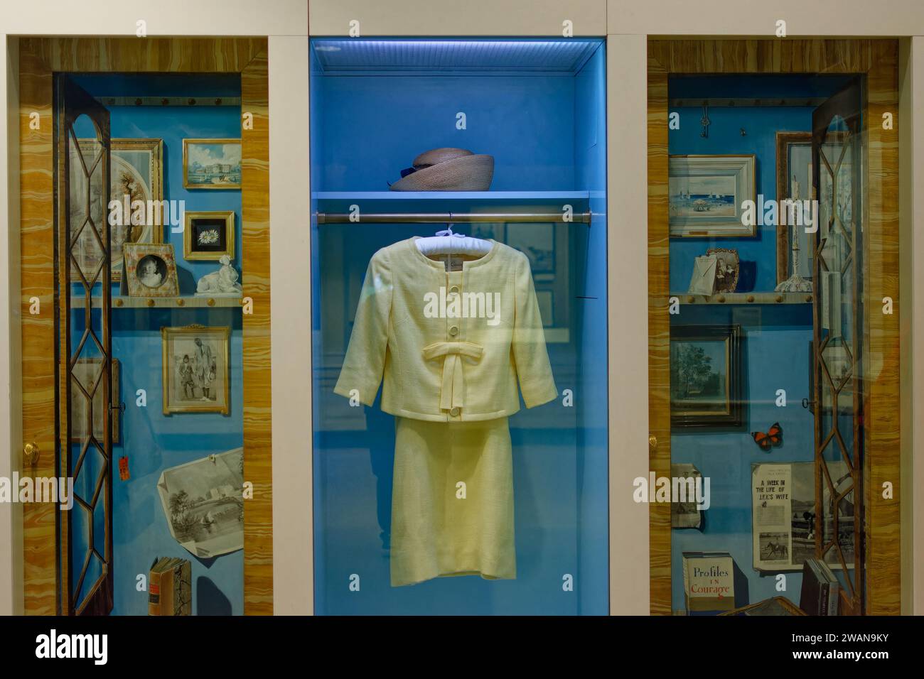 John F. Kennedy Presidential Library Boston, Massachusetts - A display ...