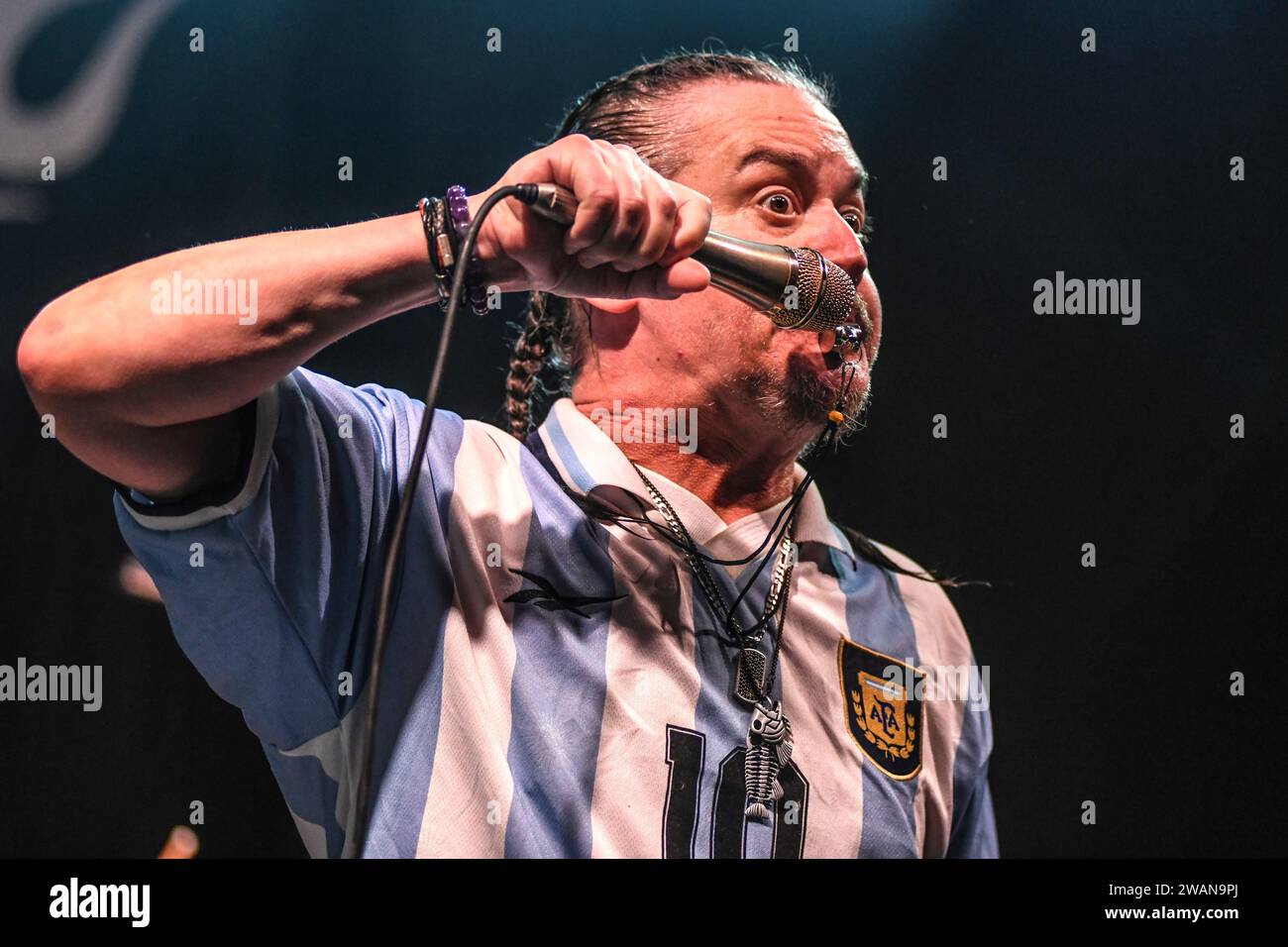 Mike Patton performing live with Mr. Bungle Stock Photo - Alamy