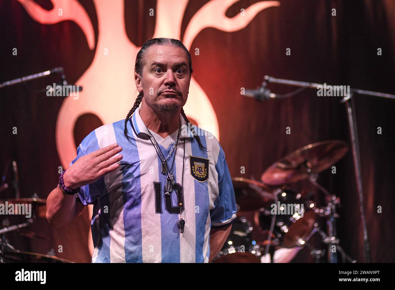 Mike Patton performing live with Mr. Bungle Stock Photo - Alamy