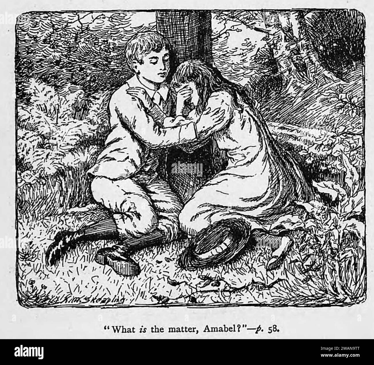 Illustrations by K. M. Skeaping for the Holiday Prize by E. D. Adams-pg ...