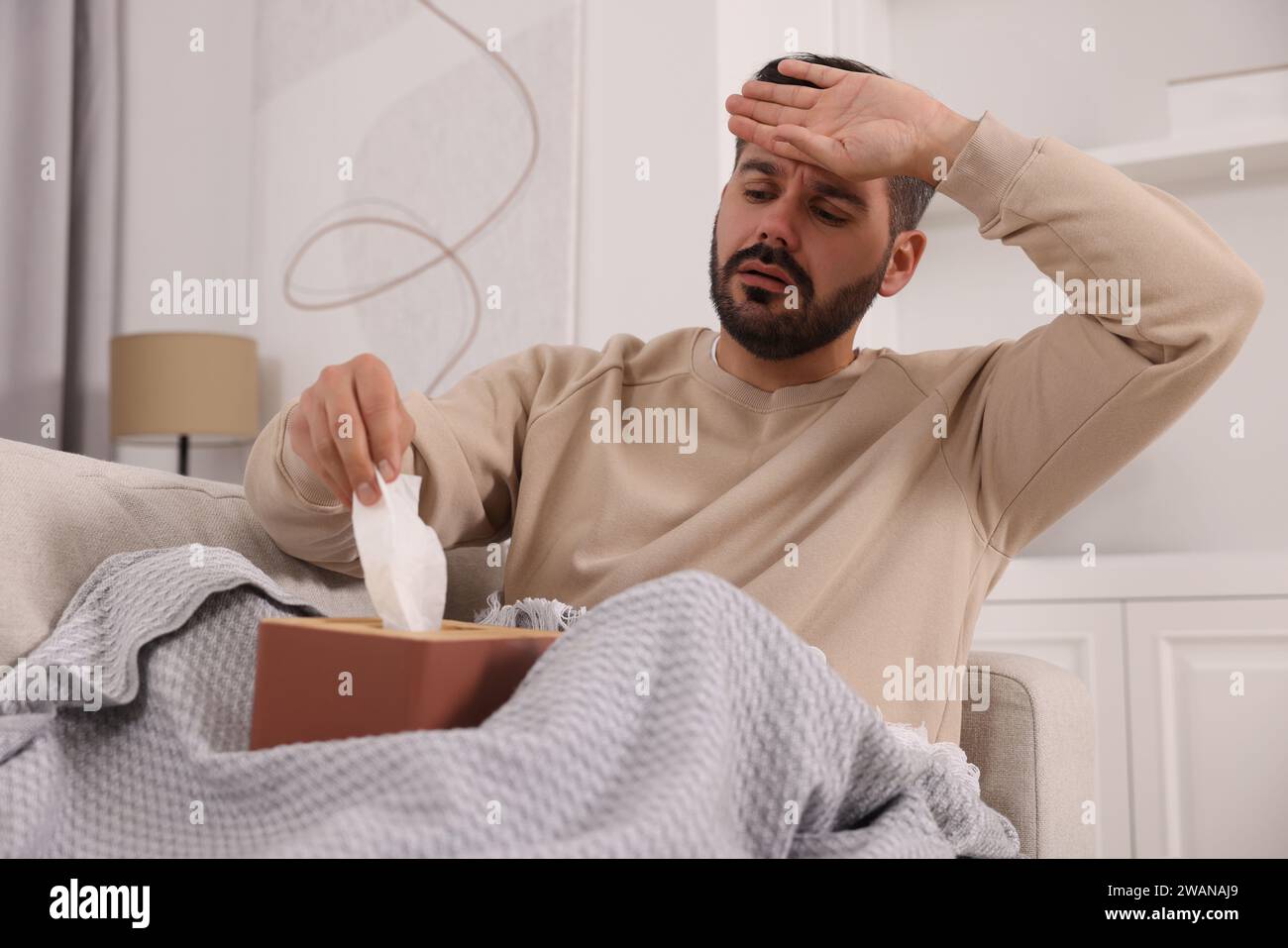 Box tissues sofa hi-res stock photography and images - Alamy