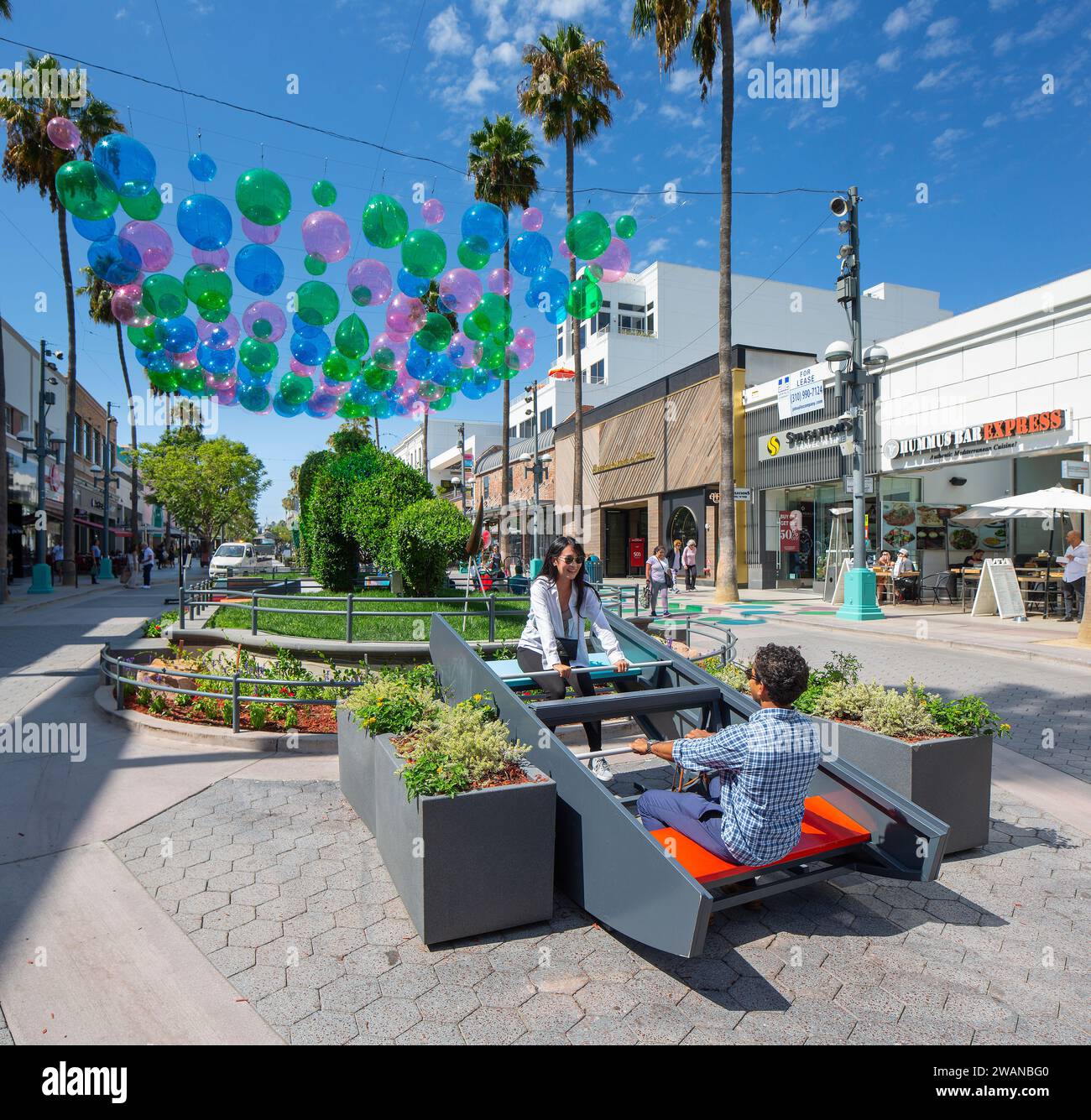 Santa Monica 3rd Street Promenade Stock Photo - Alamy