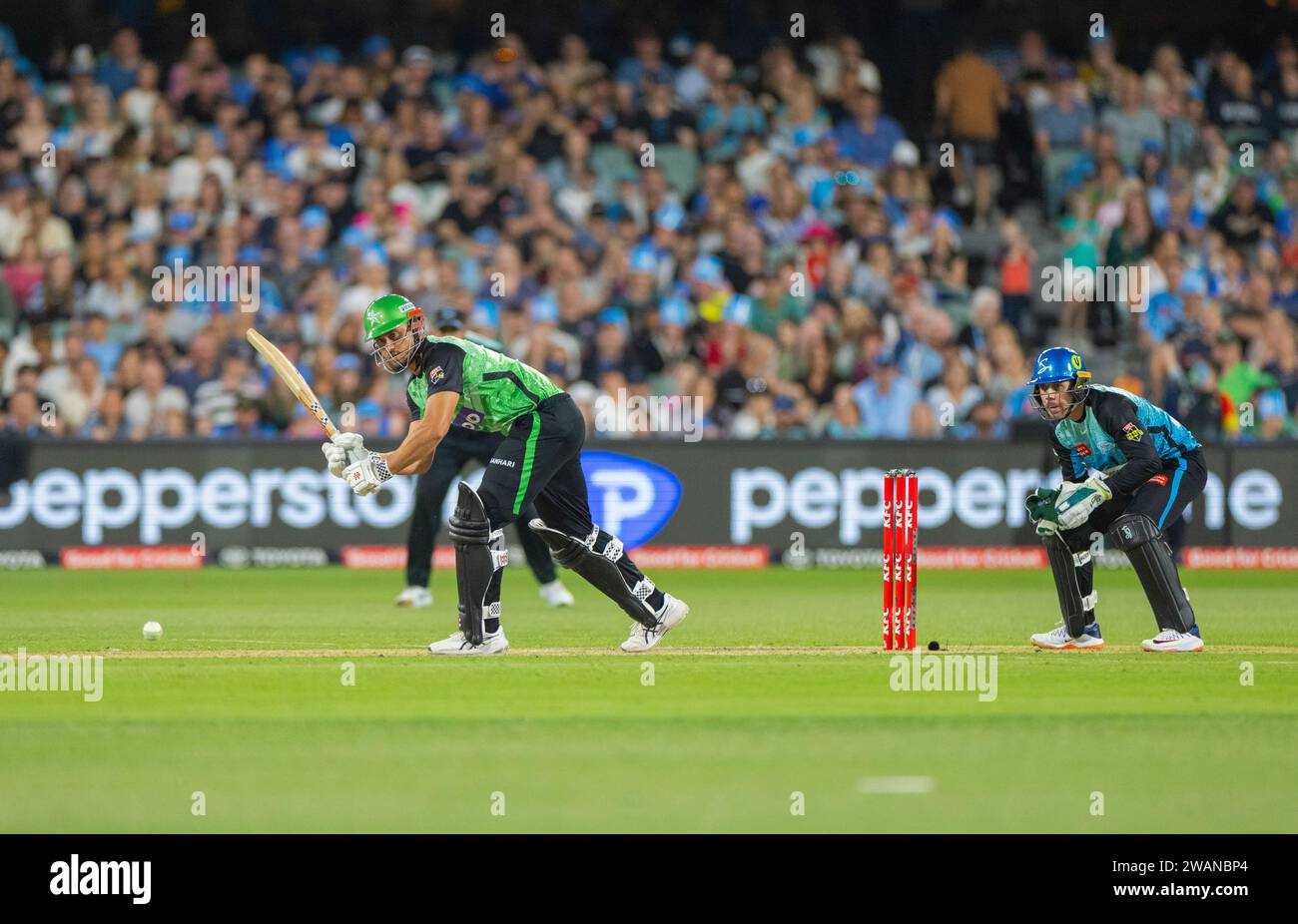 Adelaide, Australia. 31st Dec 2023. Marcus Stoinis in ction during the ...