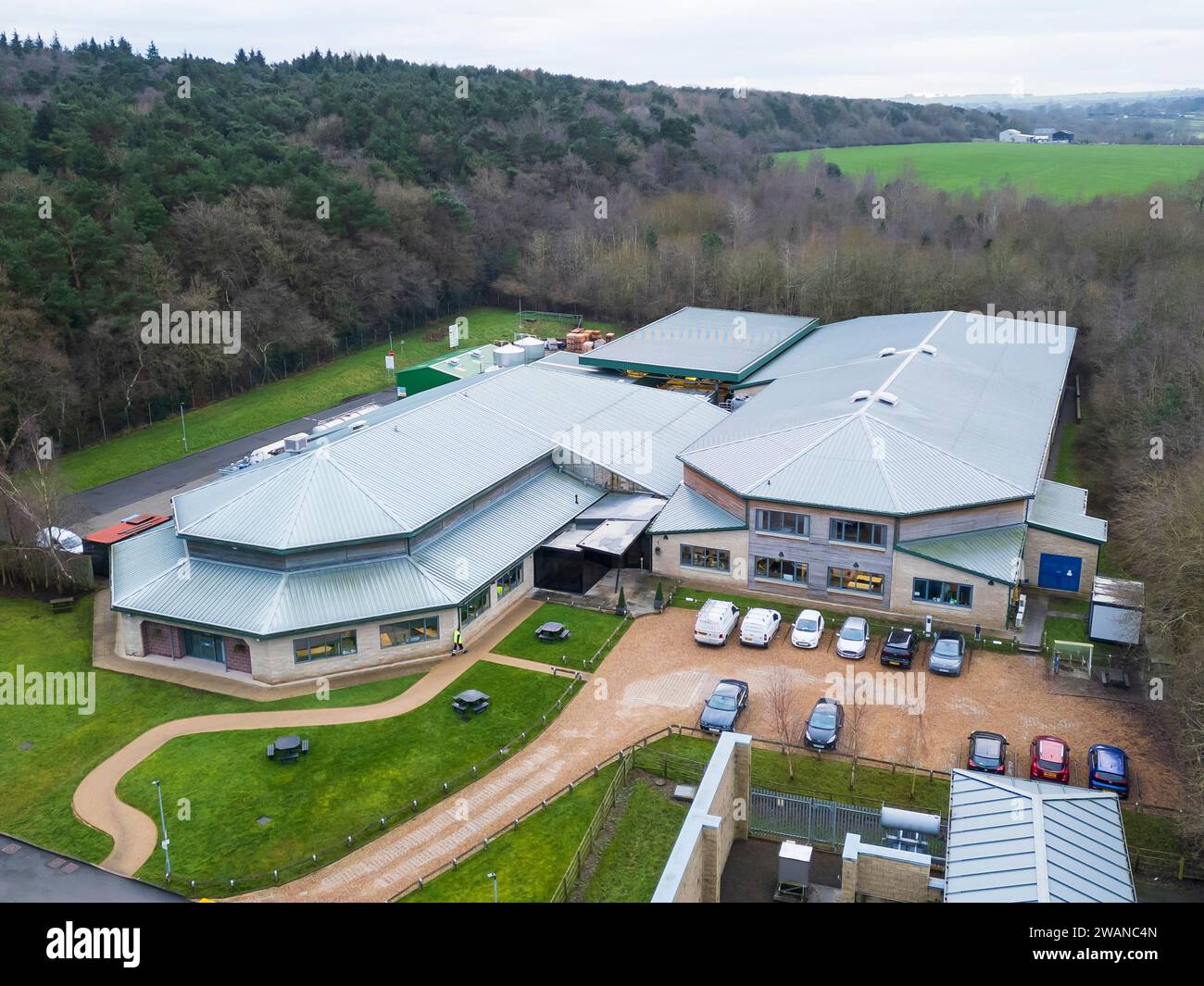 Harrogate Spring Water Bottling Plant General View GV, Harlow Moor Road ...