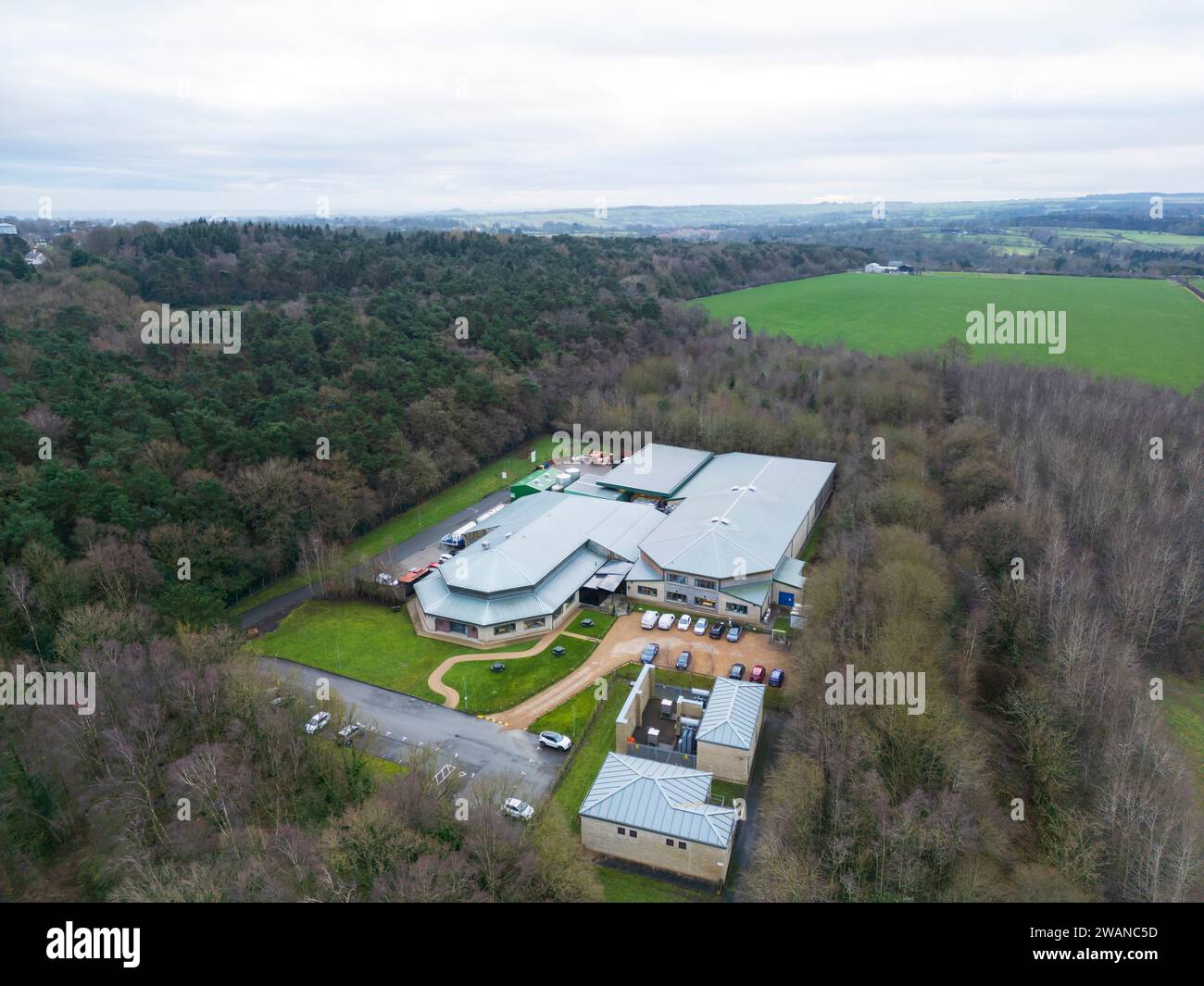 Harrogate Spring Water Bottling Plant General View GV, Harlow Moor Road ...