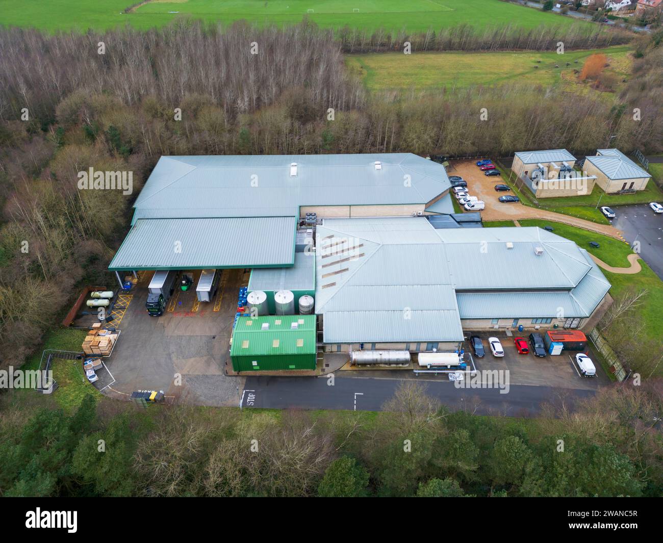 Harrogate Spring Water Bottling Plant General View GV, Harlow Moor Road ...