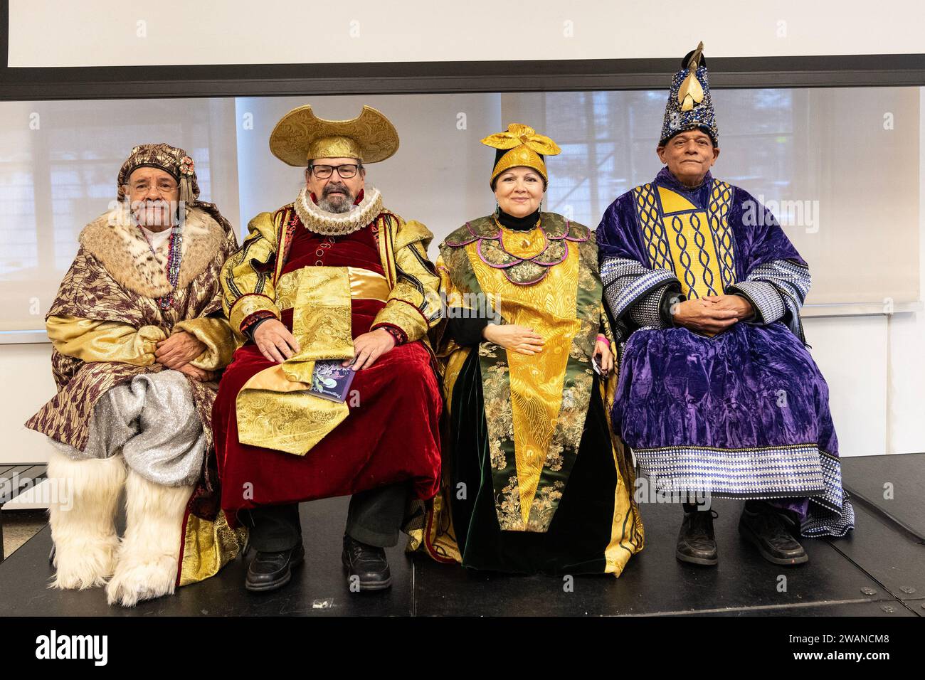 New York, USA. 05th Jan, 2024. Honorees Jesus Papoleto Melendez, Bill ...