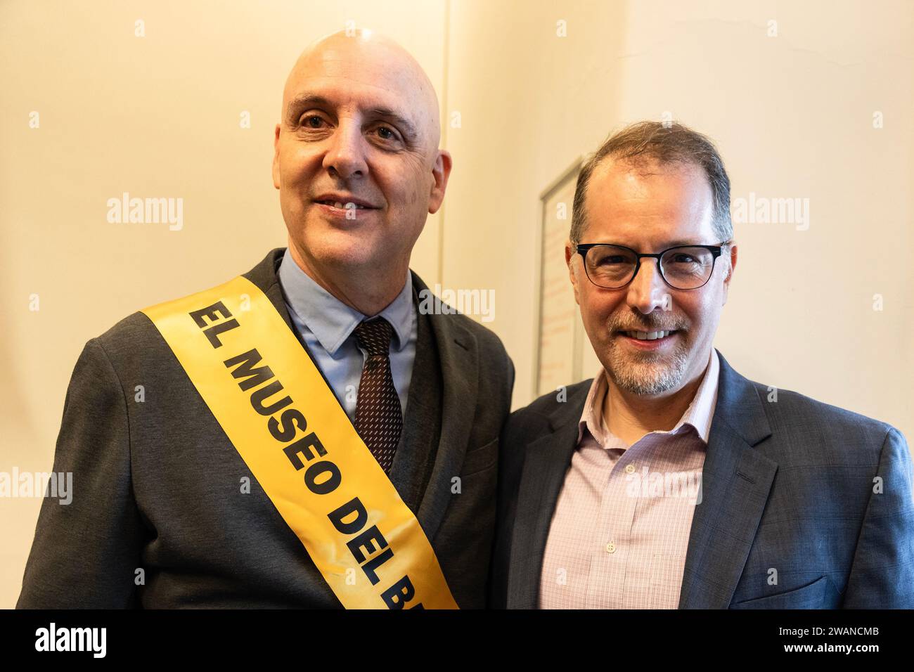 New York, USA. 05th Jan, 2024. Patrick Charpenel, museum director and ...