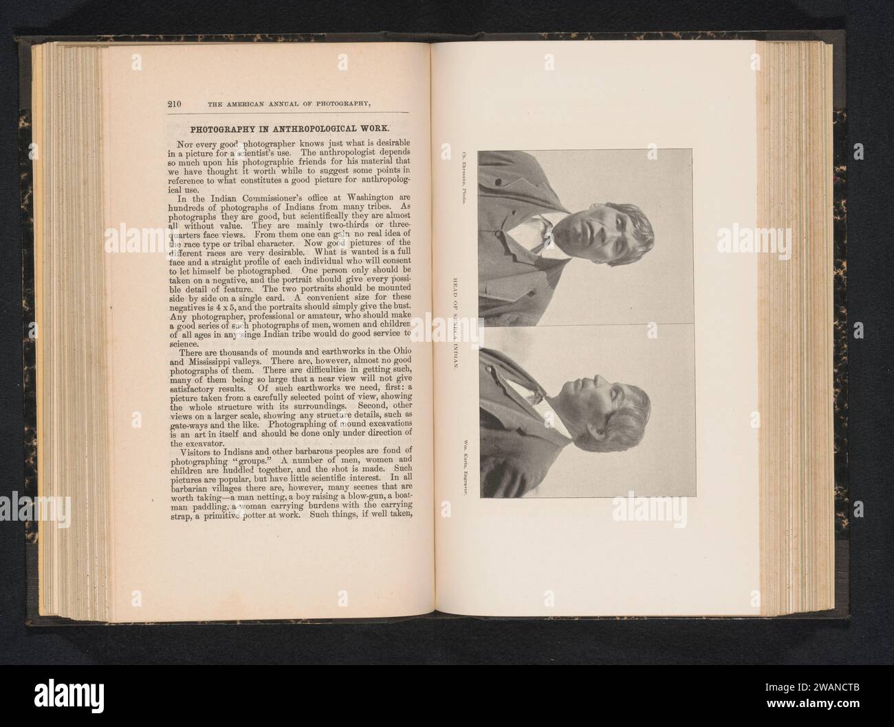 Two portraits of a Seneca man, Ch. Ehrmann, 1887 - 1907 photomechanical ...