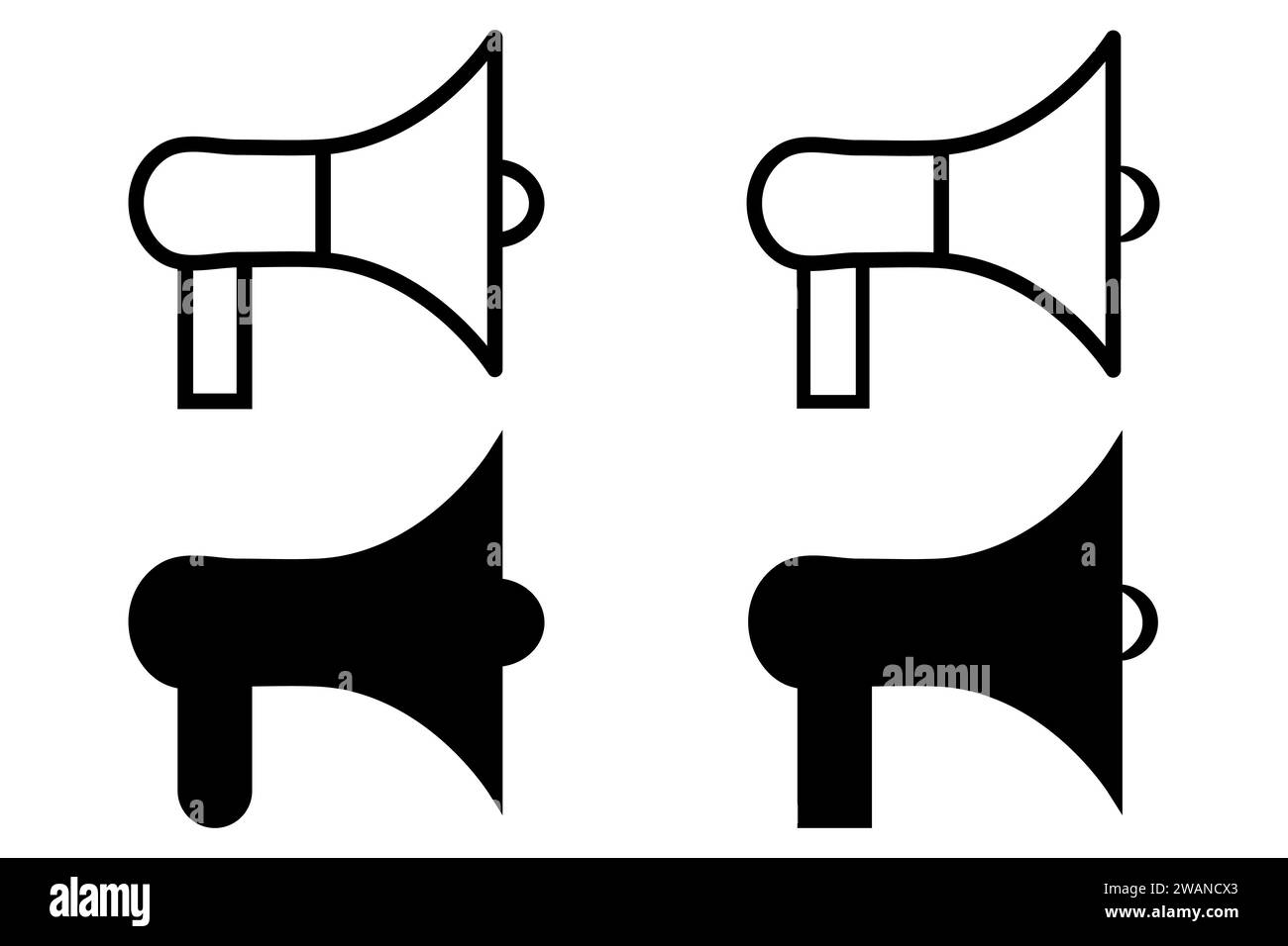 Marketing promotion thin line Cut Out Stock Images & Pictures - Alamy