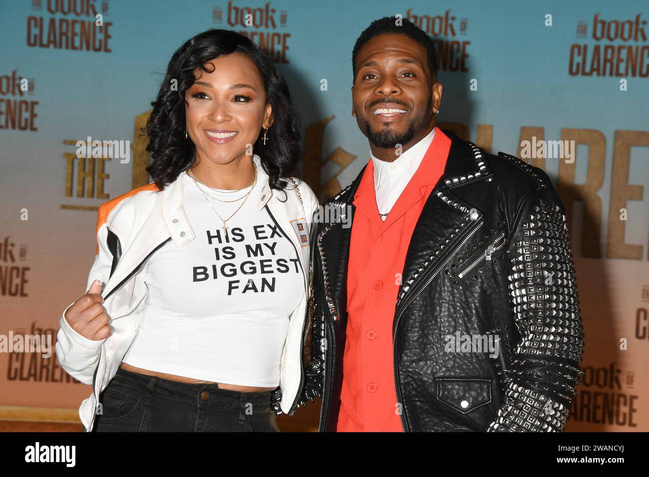 LOS ANGELES, CA - JANUARY 5: Kel Mitchell and wife Asia Lee at The Book ...