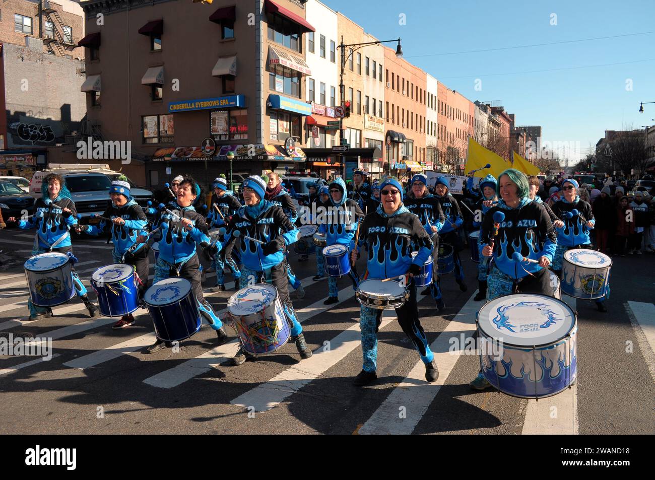New York City, United States. 05th Jan, 2024. Fogo Azul, an all-women ...