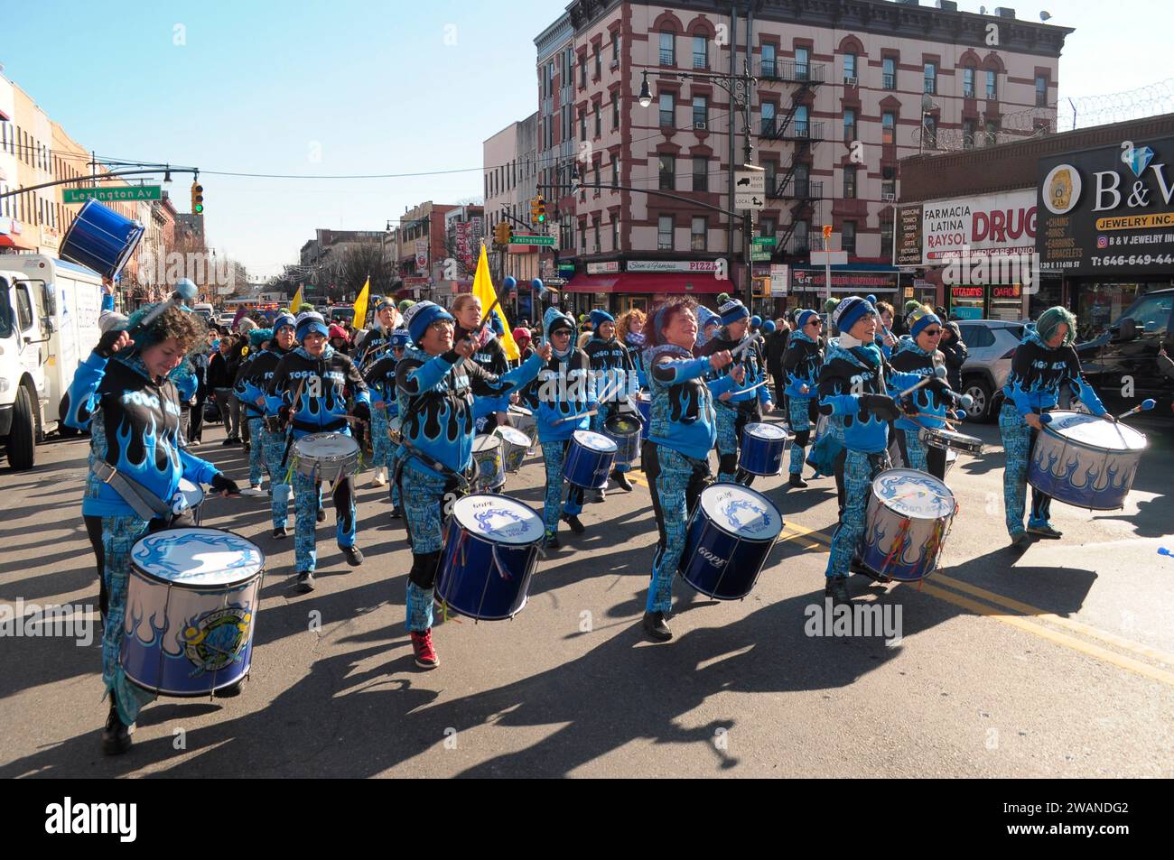New York City, United States. 05th Jan, 2024. Fogo Azul, an all-women ...