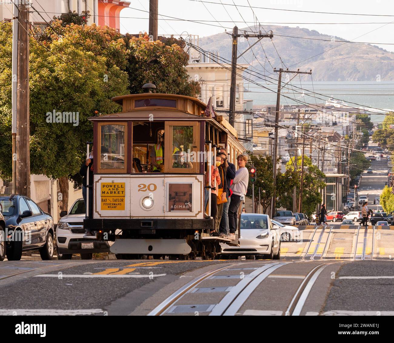 Hilly san francisco streets hi-res stock photography and images - Alamy