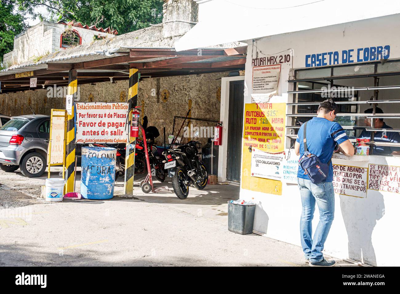 Merida Mexico,centro historico central historic district,public car ...