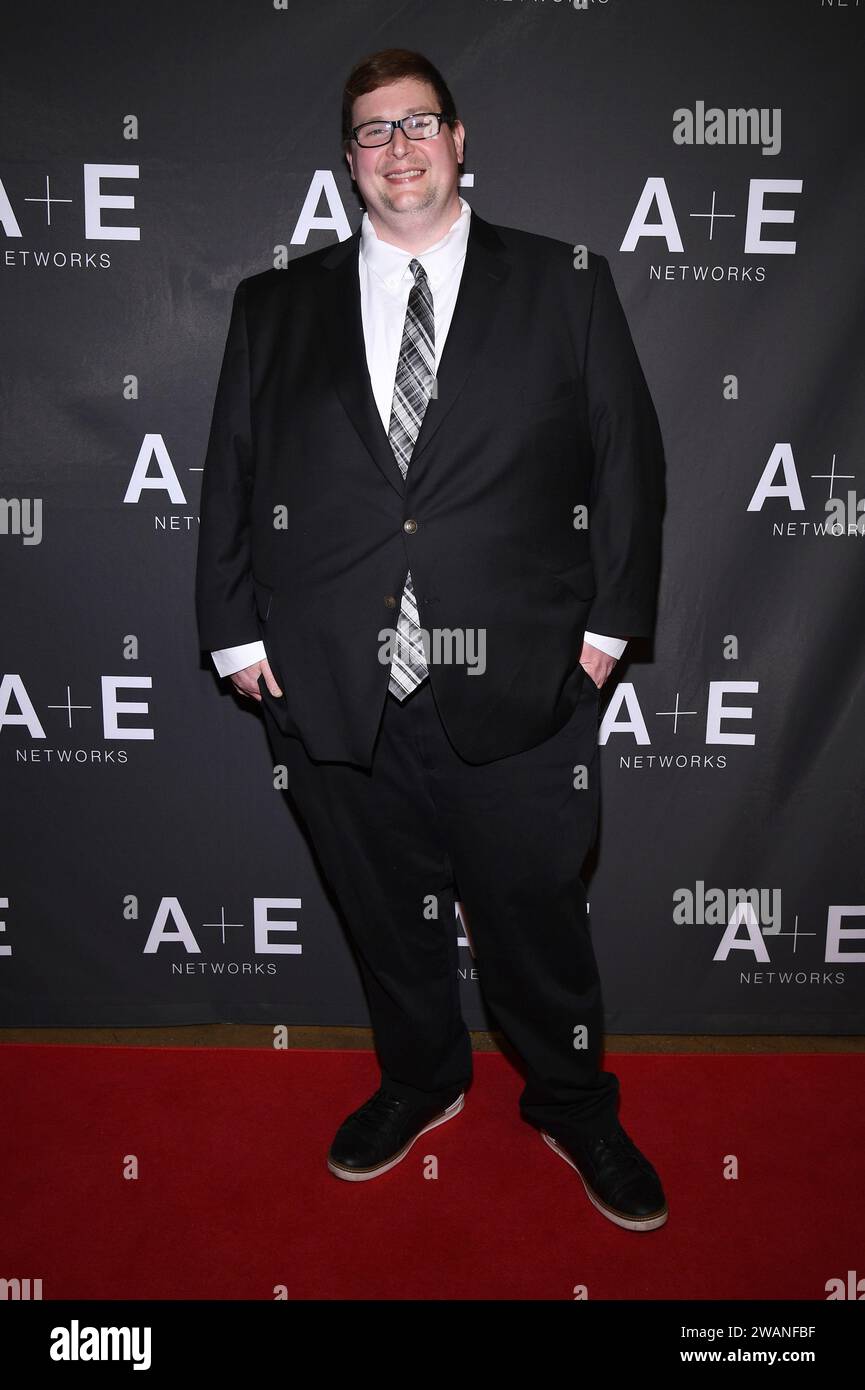 New York, USA. 05th Jan, 2024. Ryan Anderson attends the A E 'The ...