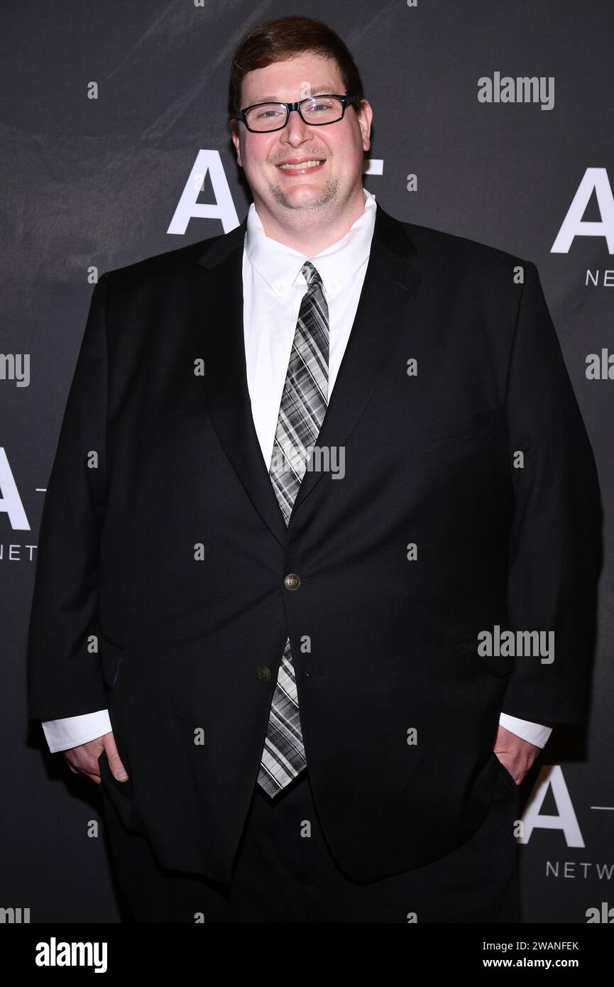 New York, USA. 05th Jan, 2024. Ryan Anderson attends the A E 'The ...