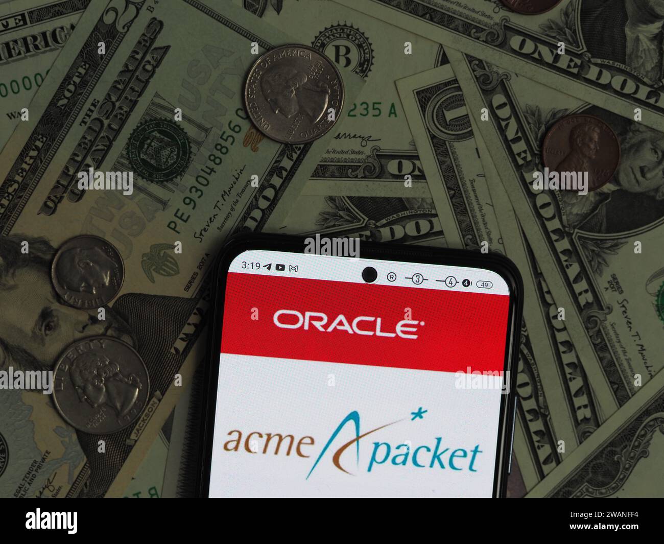 Bavaria, Germany - January 6, 2024: In this photo illustration, a Acme ...