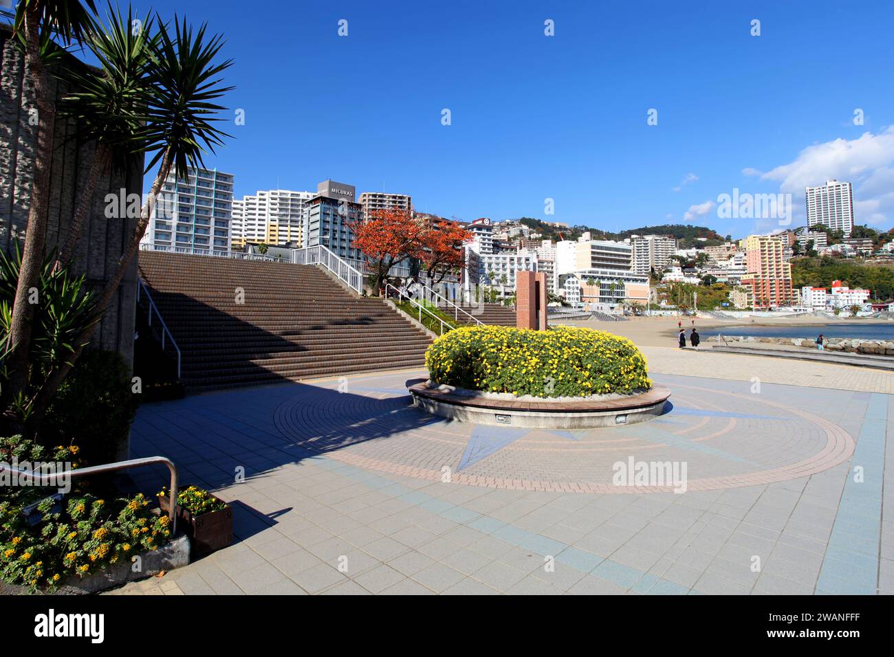 Atami Moon Terrace on the Izu Peninsula in Shizuopka Prefecture, Japan ...