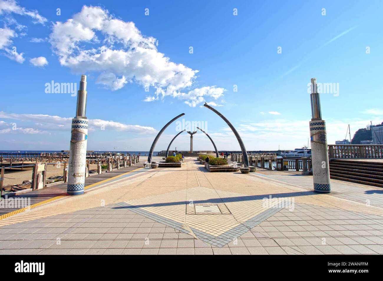 Atami Moon Terrace on the Izu Peninsula in Shizuopka Prefecture, Japan ...