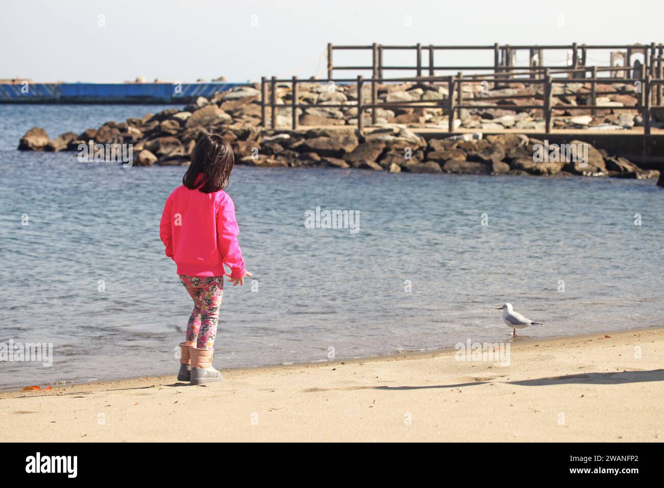Atami Beach on the Izu Peninsula in Shizuopka Prefecture, Japan. Taken ...
