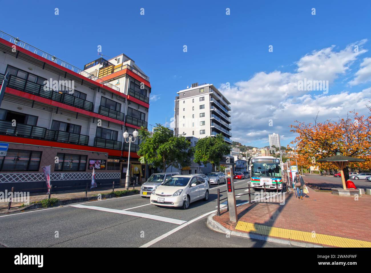 Atami City on the Izu Peninsula in Shizuopka Prefecture, Japan Stock ...