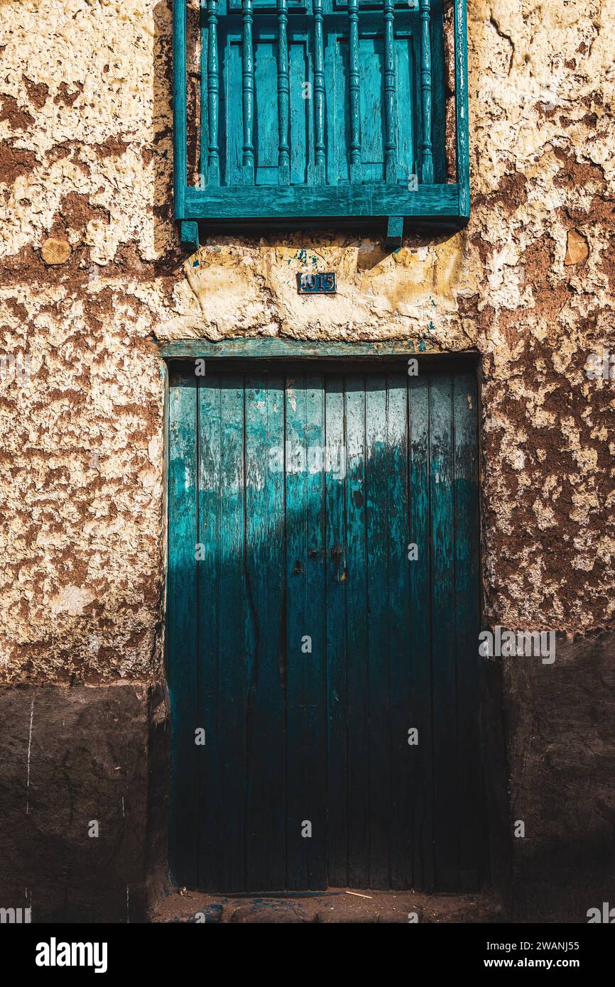 Cusco, Peru, Historical city center, house facade scenery, 2023 Stock ...