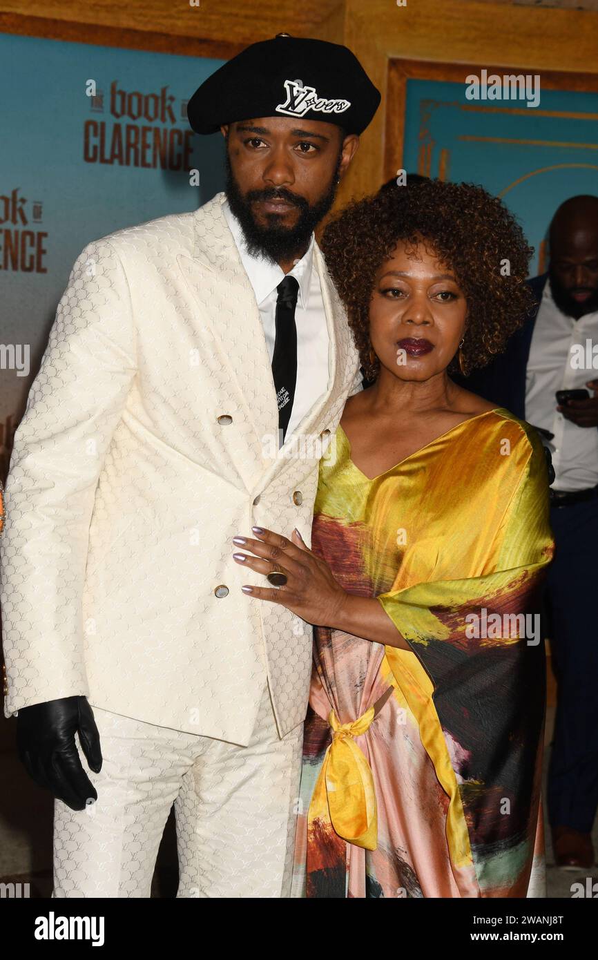 Los Angeles, Ca. 5th Jan, 2024. LaKeith Stanfield and Alfre Woodard at ...