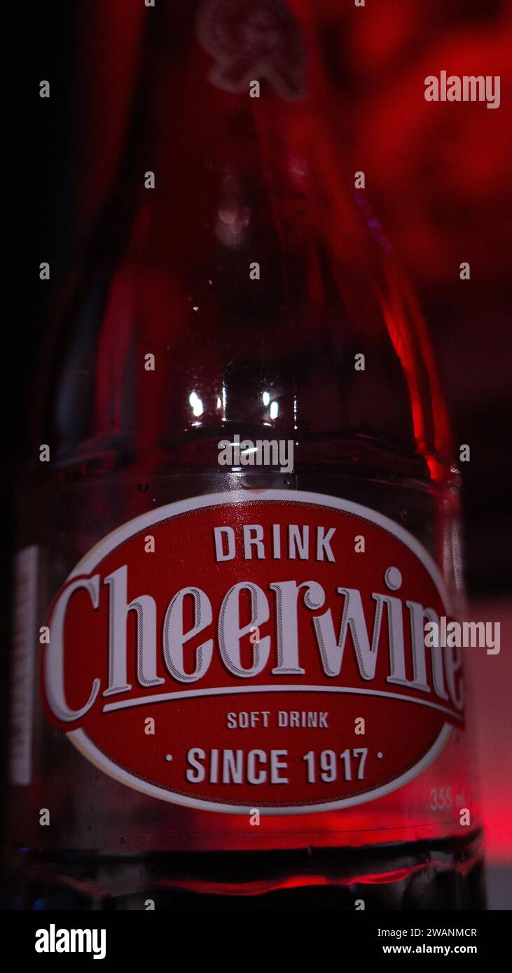 Cheerwine Close Up Full logo Stock Photo - Alamy