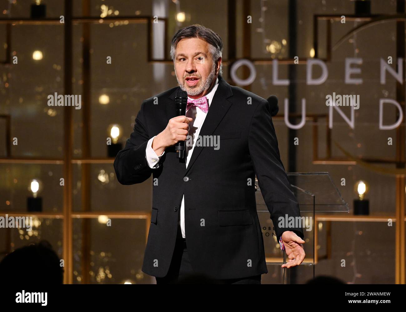 Matty Struski at the Golden Globe Foundation Dinner held at the Beverly ...
