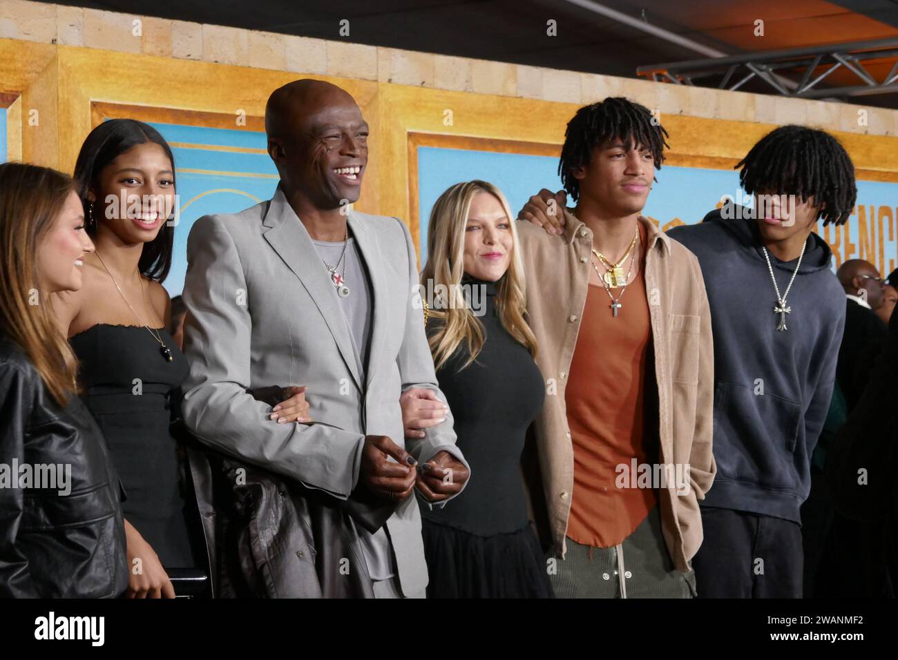 Los Angeles, California, USA 5th January 2024 Singer Seal and family ...