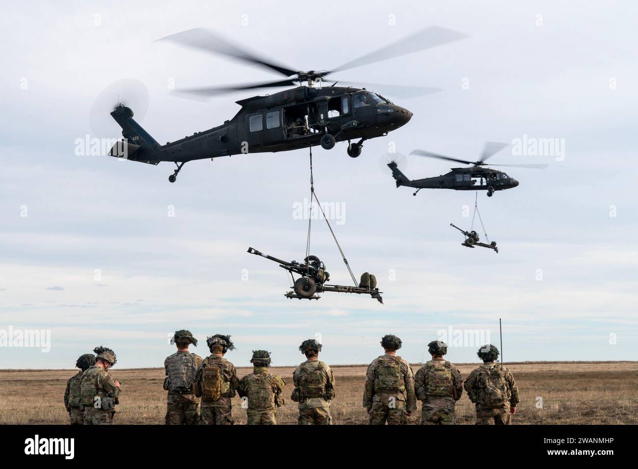 Jan 4, 2024 - Romania - Artillery soldiers with Bravo Battery, 3rd ...
