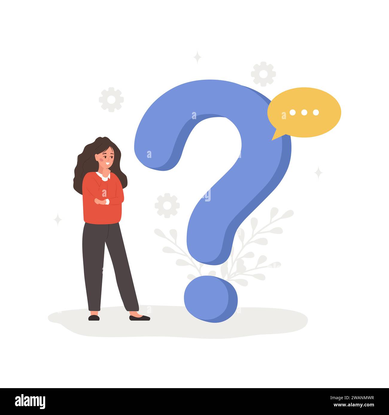 Woman guides Cut Out Stock Images & Pictures - Alamy