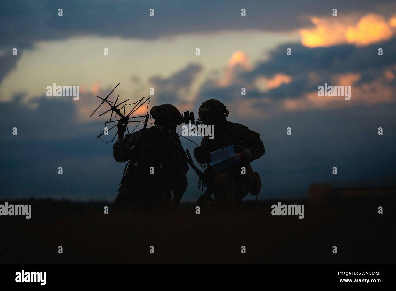 Georgia, USA. 9th Dec, 2023. Rangers assigned to the 75th Ranger ...