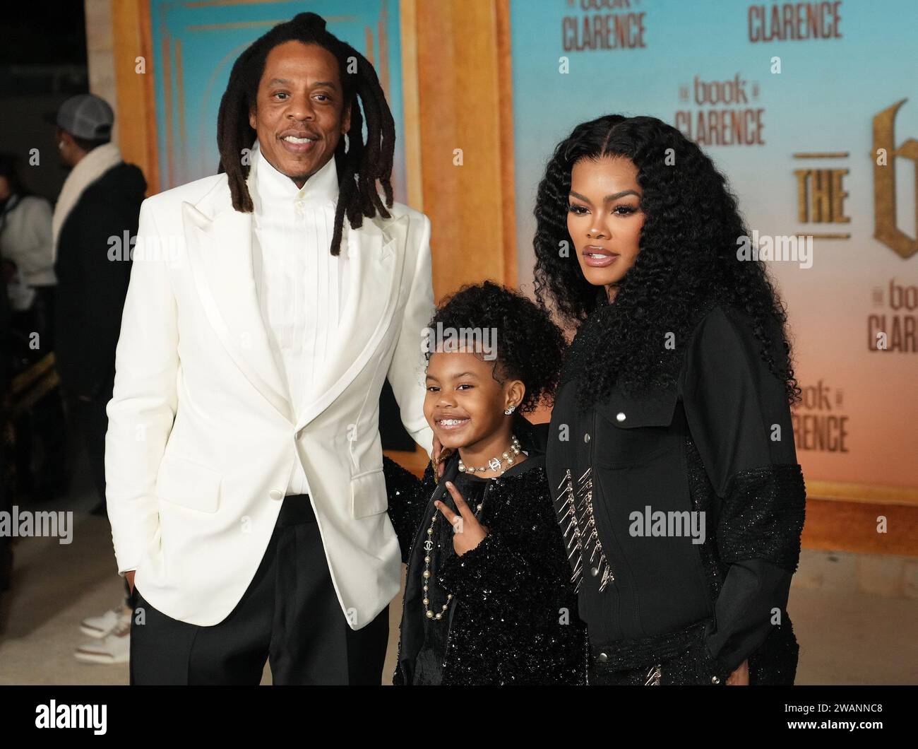 Los Angeles, USA. 09th Nov, 2022. (L-R) Jay-Z, Teyana Taylor's daughter ...