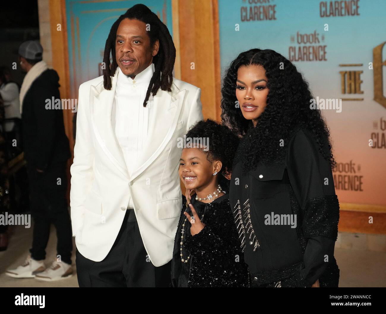 Los Angeles, USA. 09th Nov, 2022. (L-R) Jay-Z, Teyana Taylor's daughter ...