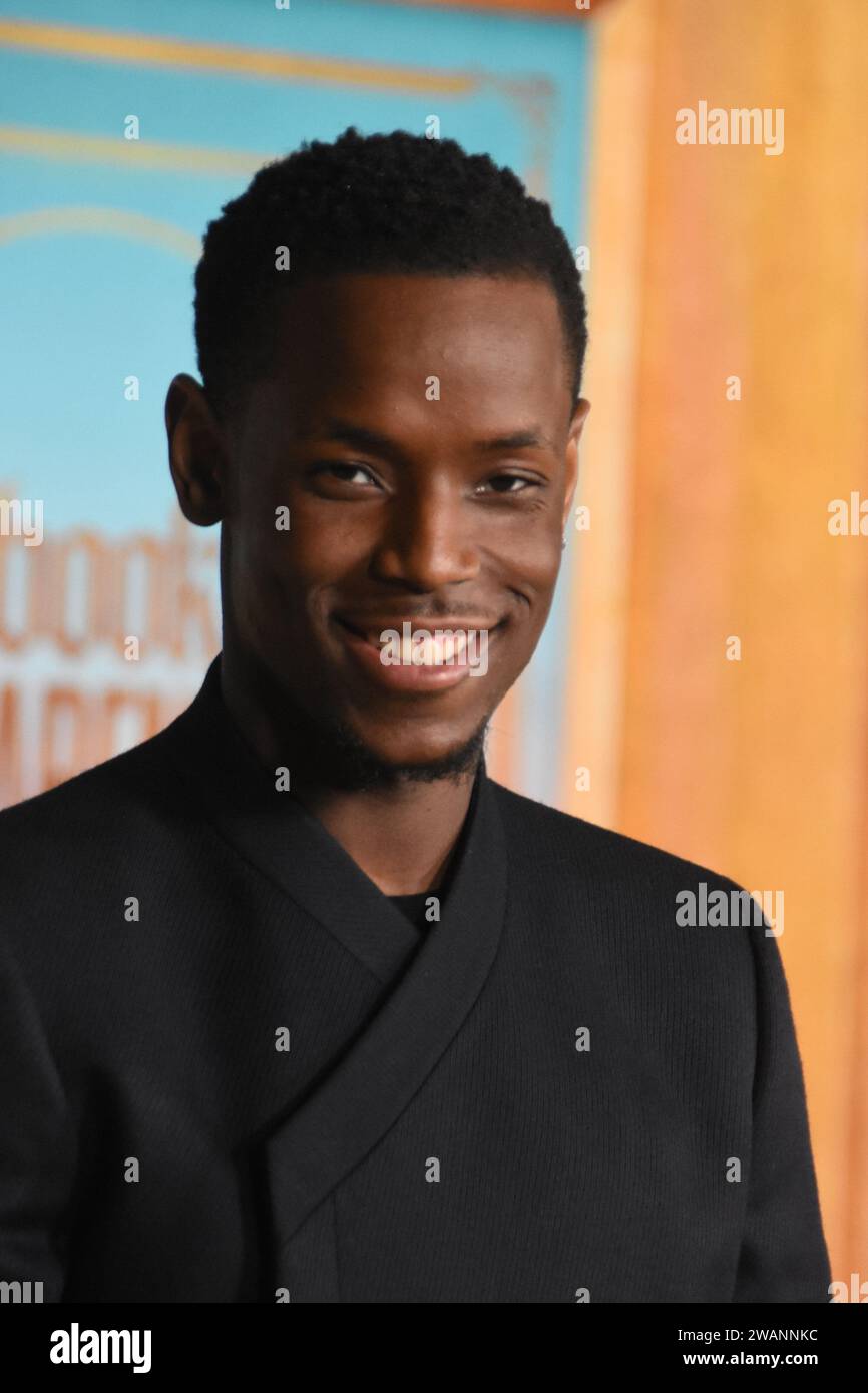 Los Angeles, California, USA 5th January 2024 Actor Micheal Ward ...