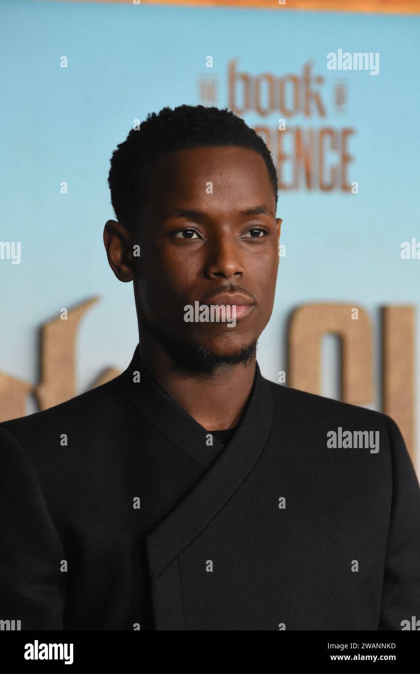 Los Angeles, California, USA 5th January 2024 Actor Micheal Ward ...