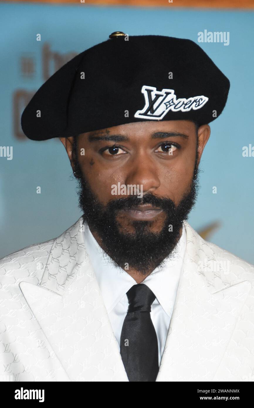 Los Angeles, California, USA 5th January 2024 Actor LaKeith Stanfield ...