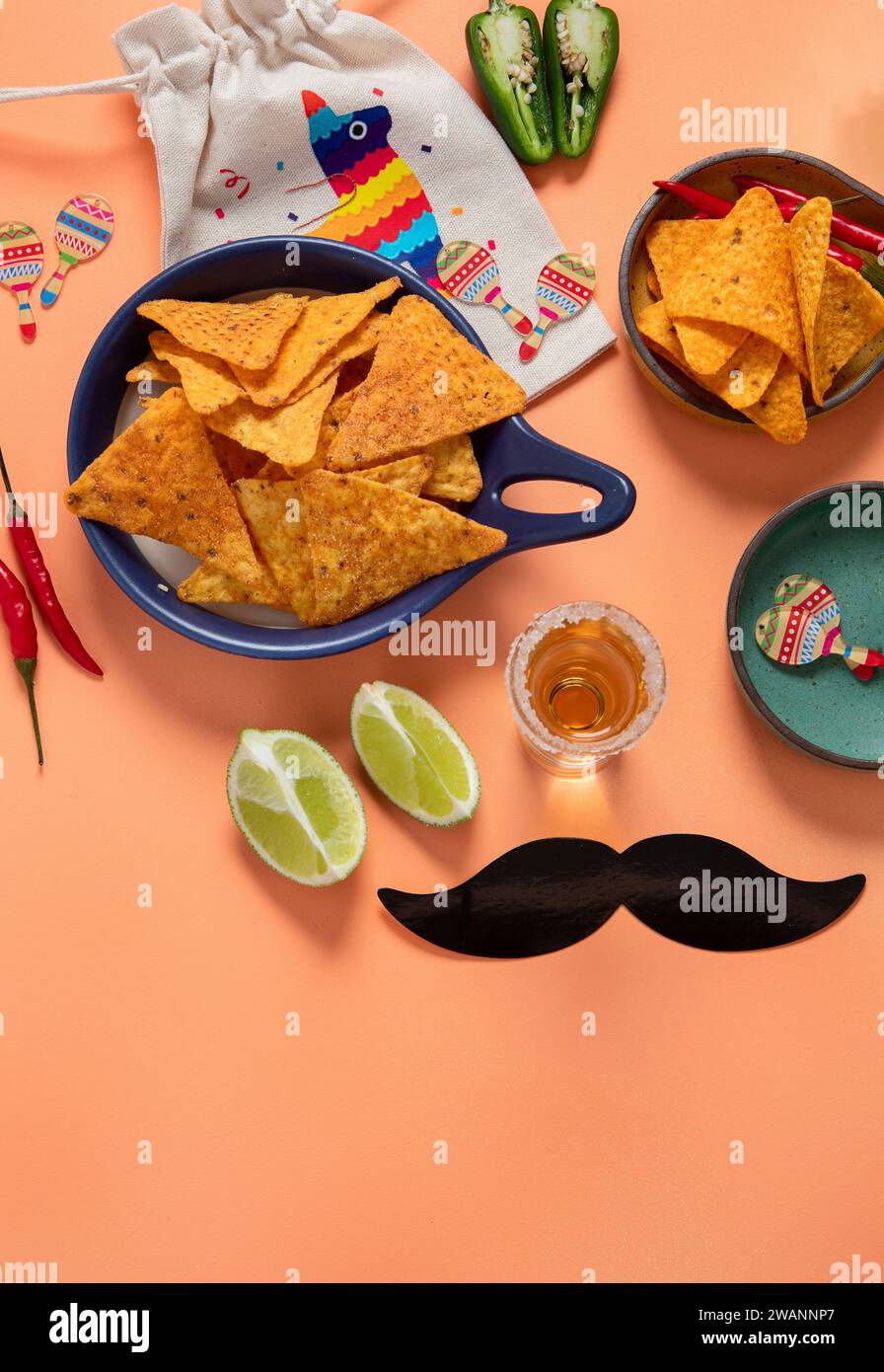 Cinco de mayo party food. Mexican holiday Cinco de mayo traditional ...