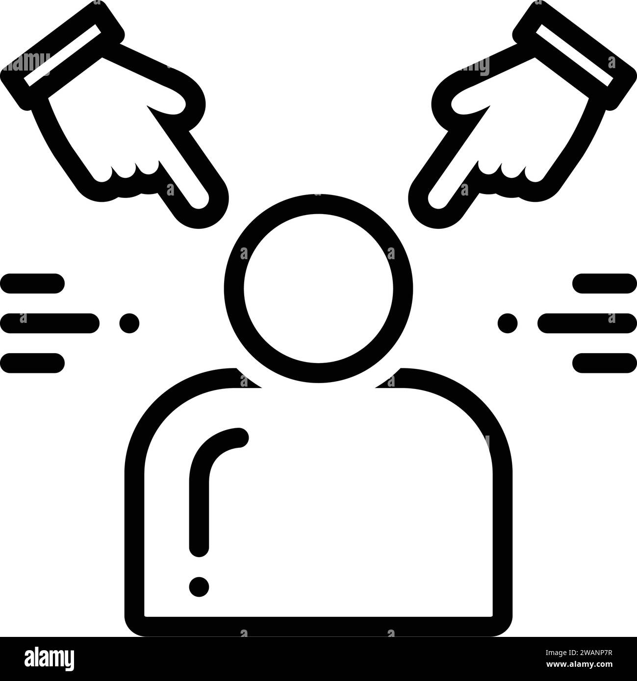 Accusation vector vectors Stock Vector Images - Alamy