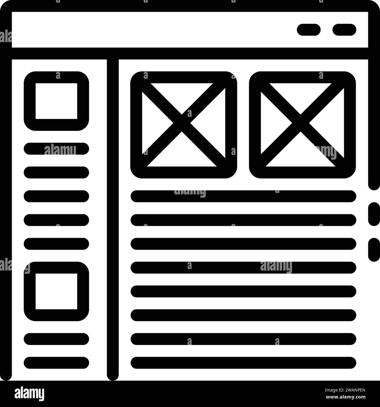 Icon for Interface,user Stock Vector Image & Art - Alamy