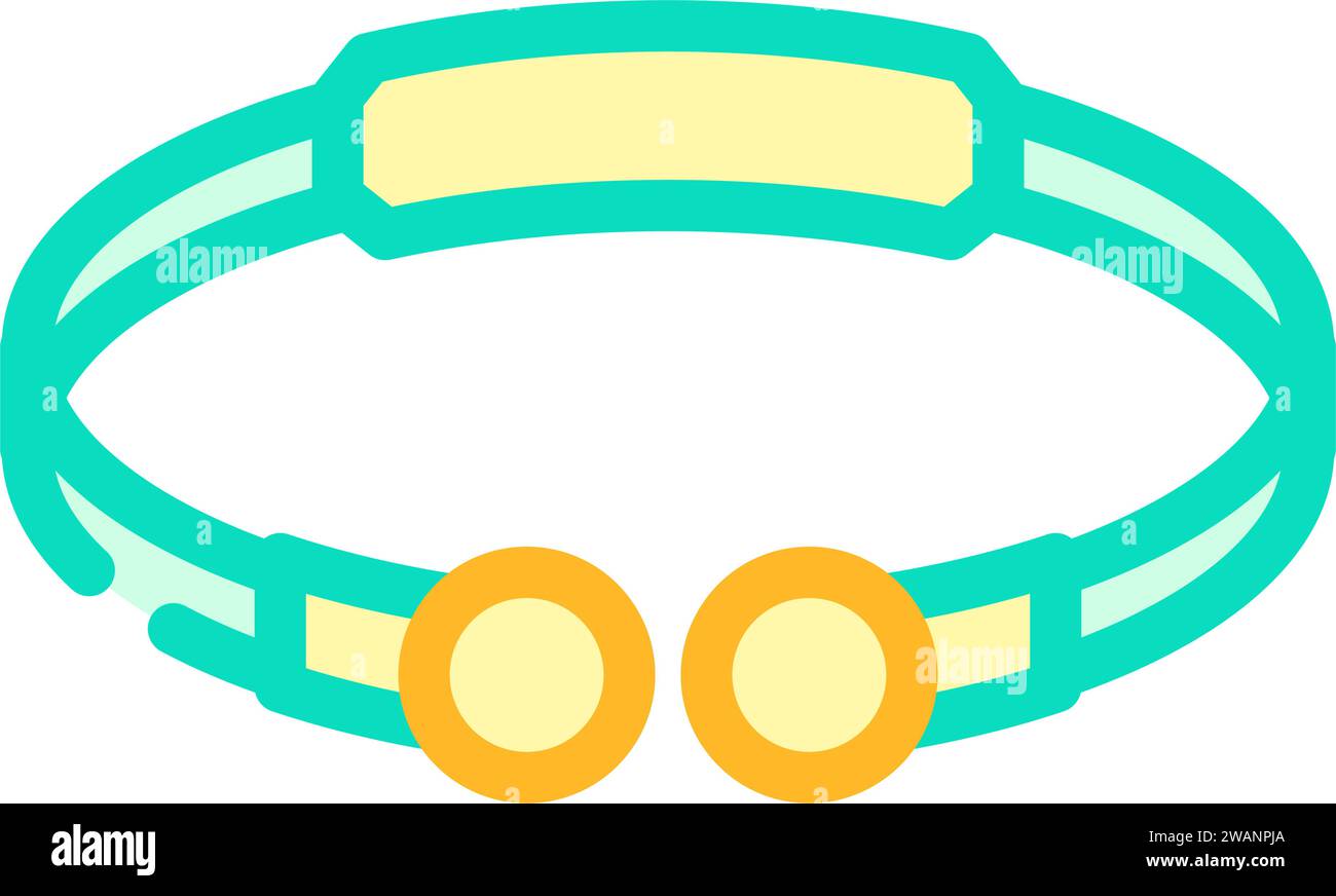 bangle jewelry color icon vector illustration Stock Vector Image & Art ...